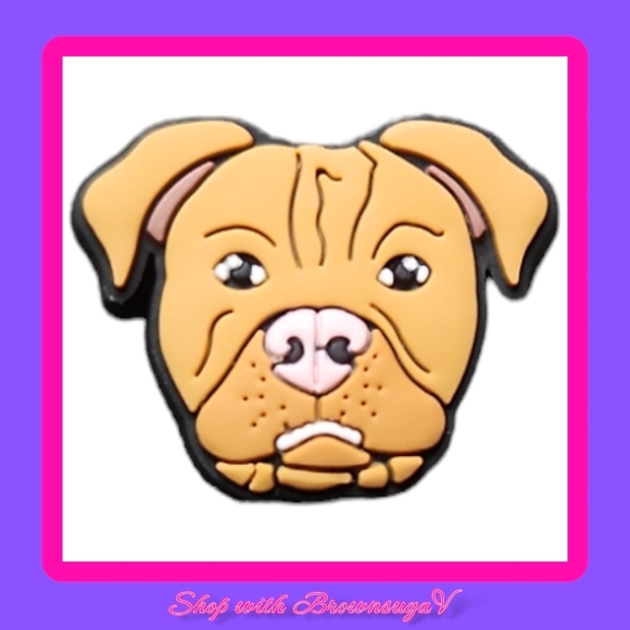 CROCS | Accessories | Rare Pitbull Dog Crocs Jibbitz Shoe Charms | Poshmark